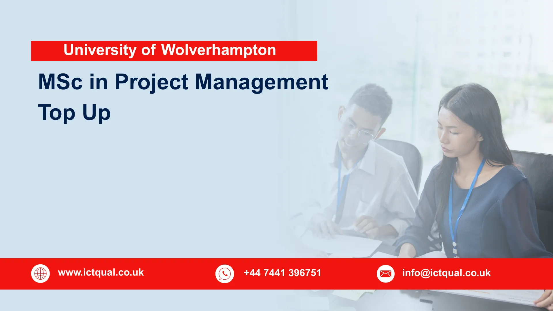 University of Wolverhampton MSc in Project Management Top Up